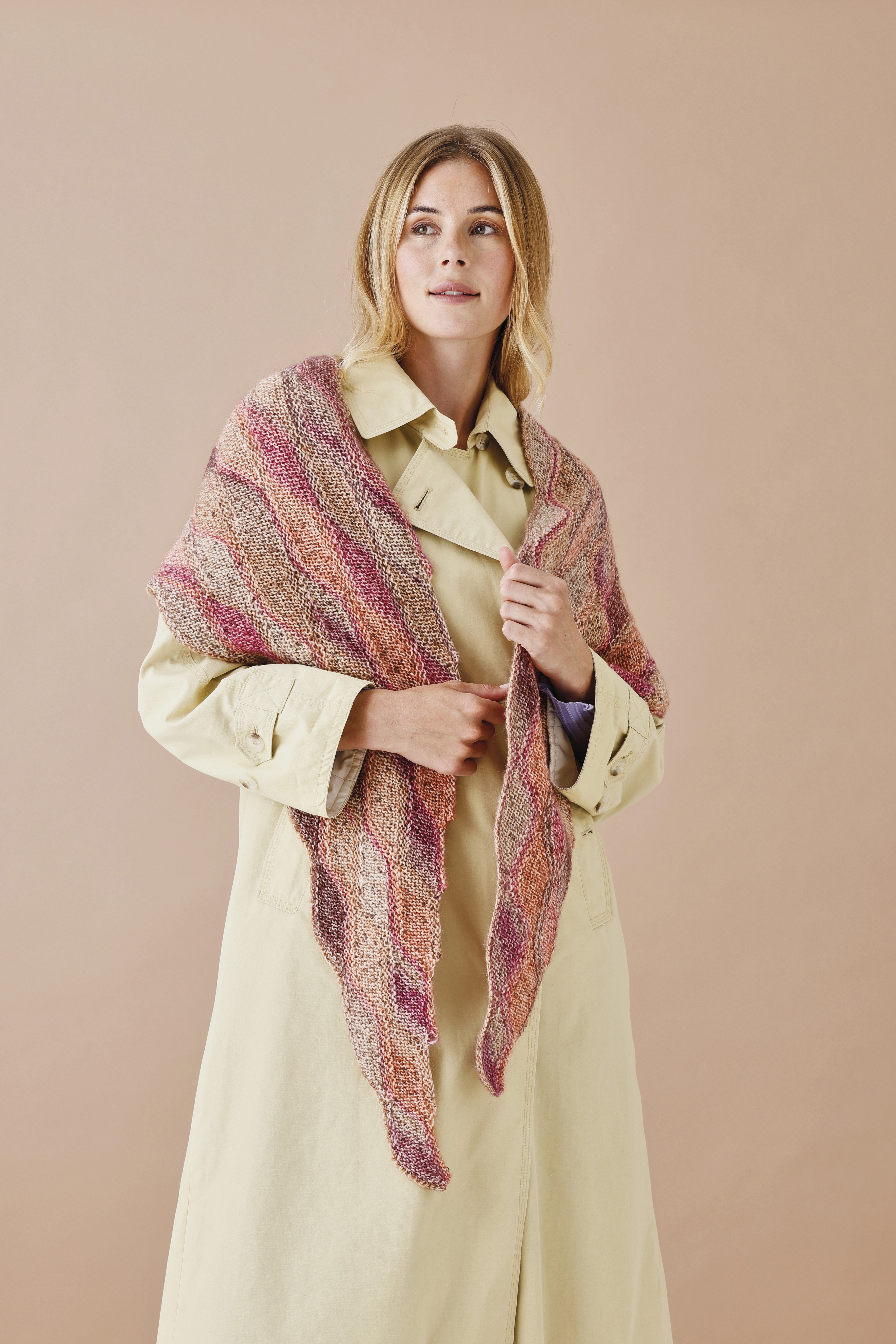 Sjal med rudemønster | Familie Journal