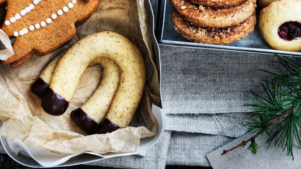 Opskrift på julekager: Hestesko med mørk chokolade | Familie Journal