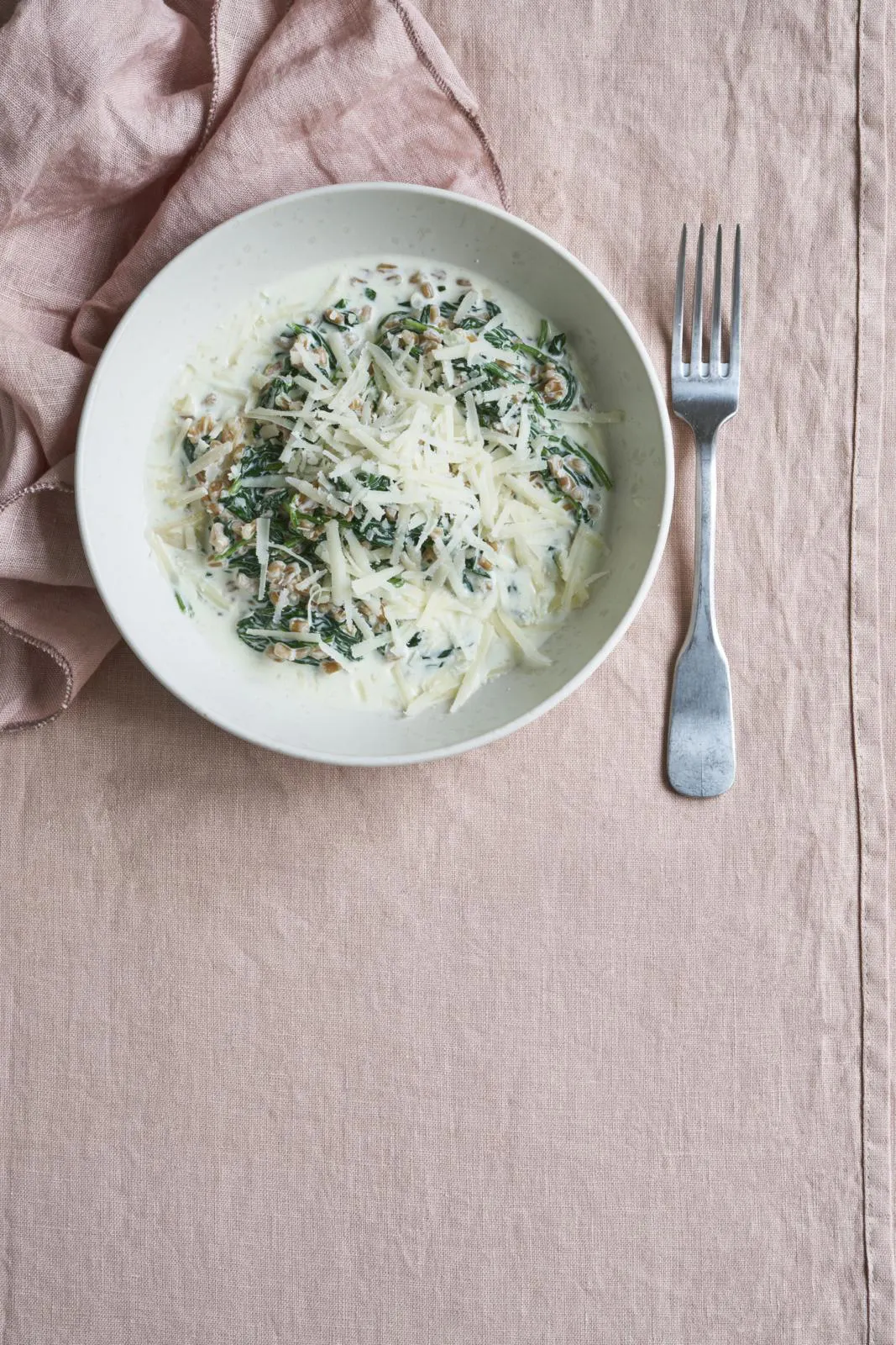 Opskrift på bygotto med spinat og mascarpone | Familie Journal