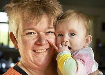 Lille Johanne kom, da Randi og Frank havde opgivet at blive forældre ...